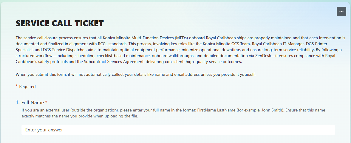 MFD Ticket Closing Guide – DG3 Printing Services