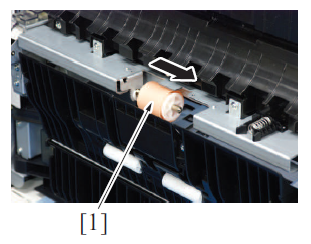 Replacement of manual bypass tray feed roller, and manual bypass tray ...